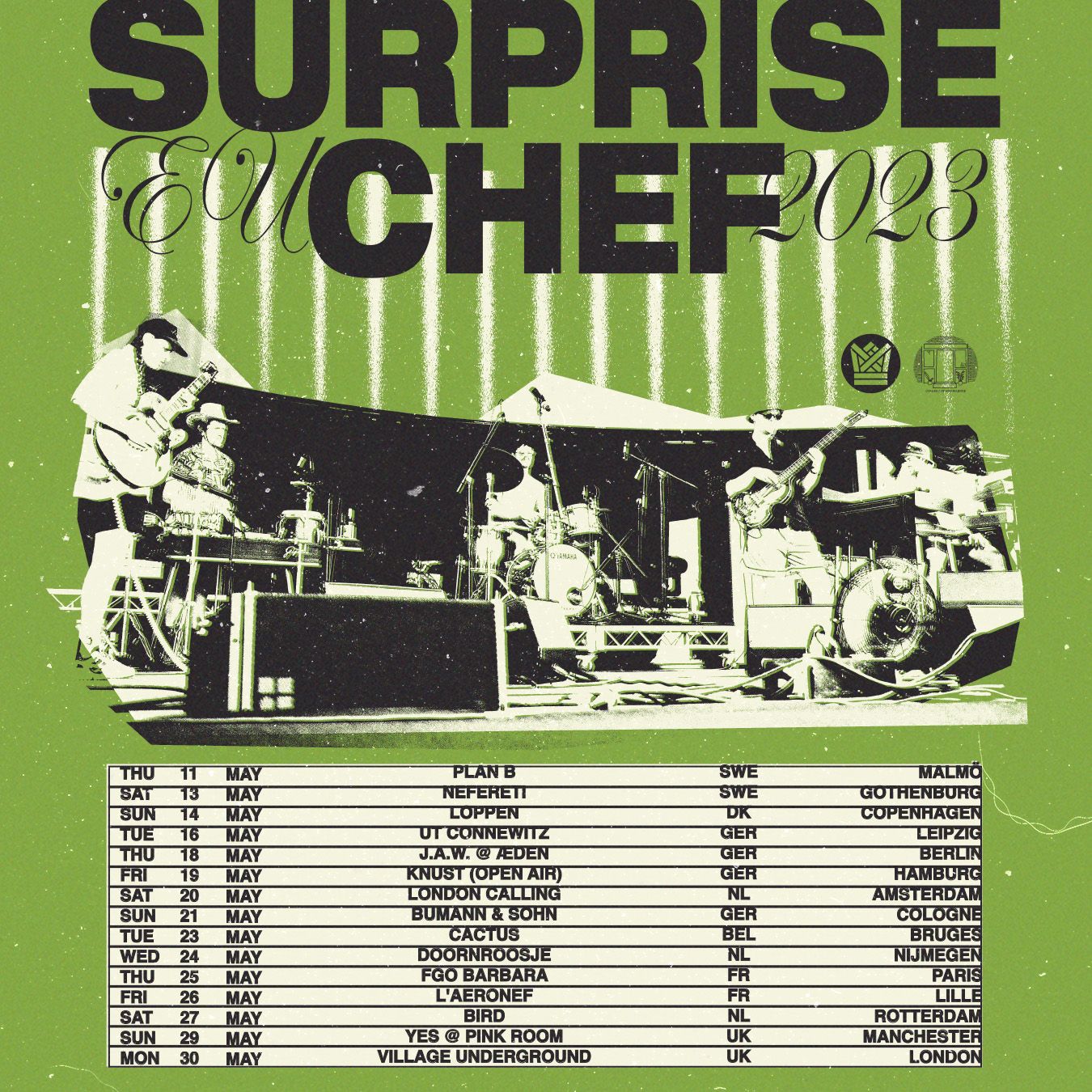 SURPRISE CHEF ANNOUNCES EUROPEAN TOUR - Big Crown Records